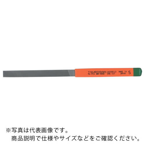 特長：切れ刃を一方向だけに目を切った単目(タンメ)ヤスリです。仕上がり面がきれいで、目詰まりしやすい材質への使用に適しています。用途：銅、アルミ、プラスチック製品など軽金属などの仕上げ、バリ取りに。仕様：タイプ：中目全長(mm)：200刃長...