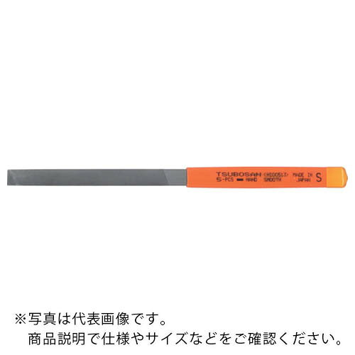 特長：切れ刃を一方向だけに目を切った単目(タンメ)ヤスリです。仕上がり面がきれいで、目詰まりしやすい材質への使用に適しています。用途：銅、アルミ、プラスチック製品など軽金属などの仕上げ、バリ取りに。仕様：タイプ：細目全長(mm)：200刃長...