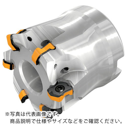 特長：両面4コーナー使いです。用途：高送り加工用。仕様：刃数CICT(枚)：7切削径DC(mm)：50切込角KAPR(°)：17最大切削径DCX(mm)：50全長OAL(mm)：40.0最大切込みAPMX(mm)：0.8首下長さLH(mm)...