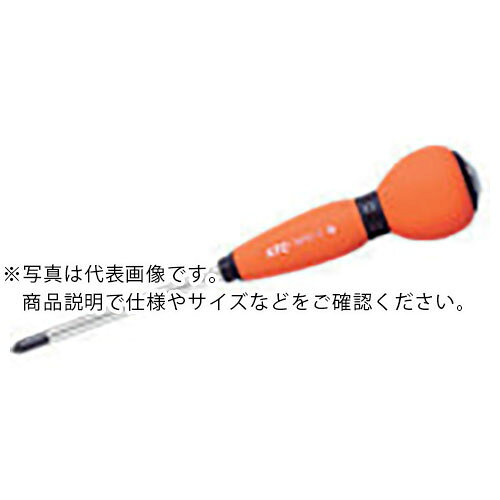 特長：押し回しに適したラウンド形状のグリップで手のひらが痛くなりません。グリップは軽く、ベトつき感がない環境にやさしい素材（エストラマ）を採用しています。用途：汎用工具仕様：刃先：［［＋］］No.2全長(mm)：265軸長(mm)：150グ...