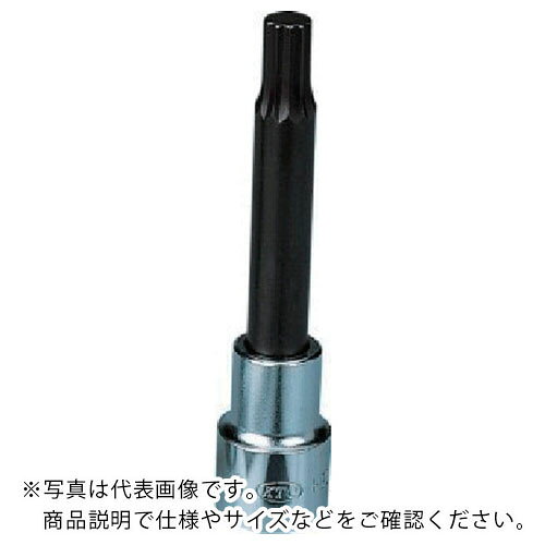 特長：エンジンのシリンダーヘッド脱着時のヘッドボルト諦緩作業専用工具です。用途：ヘッドボルトレンチ仕様：全長(mm)：100差込角(mm)：12.7サイズ：8口径部形状：十二角（二重六角）材質／仕上：特殊鋼　●代表画像について 商品によって...