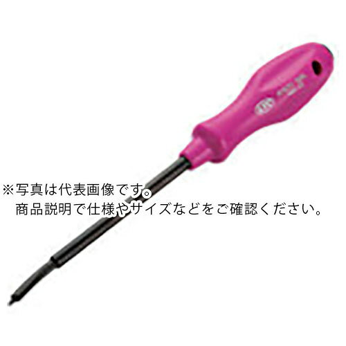 特長：軸にRを付け、スプリングがスムーズに移動します。グリップは握りやすい形状で楽に組み付けができます。用途：ドラムブレーキのテンションスプリングの組み付けに。仕様：全長(mm)：265テンションスプリングツール材質／仕上：軸部：特殊鋼グリ...