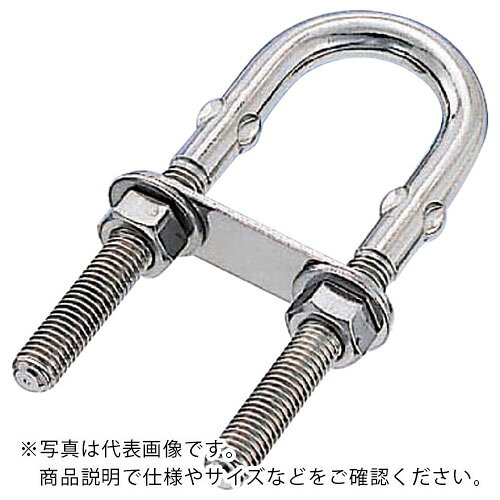 特長：ステンレス製で錆びにくく、耐久性に優れます。壁面・床面・地面への固定金具です。用途：チェーン・ワイヤ・ロープの端末金具として。仕様：使用荷重(kN)：0.49D(mm)：6L1(mm)：84L2(mm)：29L3(mm)：45W1(m...