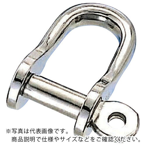 特長：ステンレス製で錆びにくく、耐久性に優れます。ネジシャックルより手軽なエコノミータイプです。用途：チェーン・ワイヤー・ロープなどの連結金具として、また端末の金具のジョイントに。仕様：使用荷重(kN)：1.18ねじ径：細目ネジ M6D(m...