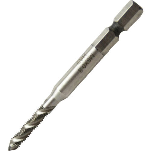 用途：タップ立て、ネジ山修正作業に。仕様：呼び寸法：10シャンク径(mm)：6.35下穴径(mm)：8.5ピッチ(mm)：1.5　●代表画像について 商品によっては、代表画像を使用している場合がございます。 商品のカラー、サイズなどが異なる...
