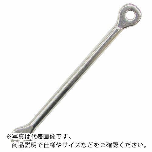 特長：ステンレス製で錆びにくく、耐久性に優れています。用途：ジョイント金具。仕様：使用荷重(kN)：0.98D(mm)：6L1(mm)：114L2(mm)：100W(mm)：14捻径:M-6材質／仕上：ステンレス(SUS304)　●代表画像...