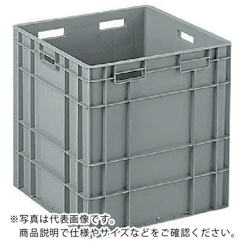 特長：バラバラの容器サイズであっても安定した段積みが可能です。底面にはTP規格に基づき、一定間隔にブロックが配置されています。このブロック配置により、サイズや容器の方向を問わず安定した段積みが可能です。仕様：色：ライトグレー容量(L)：10...