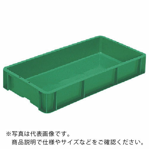 特長：バラバラの容器サイズであっても安定した段積みが可能です。底面にはTP規格に基づき、一定間隔にブロックが配置されています。このブロック配置により、サイズや容器の方向を問わず安定した段積みが可能です。仕様：色：グリーン適用カード差し(別売...