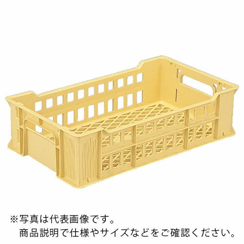 特長：全面網目のコンテナーです。耐荷重に優れ安定した段積みが可能です。仕様：色：イエロー容量(L)：15.5適用カード差し(別売)：両短辺2型外形寸法(mm)間口：500外形寸法(mm)奥行：290外形寸法(mm)高さ：133有効内寸(mm...
