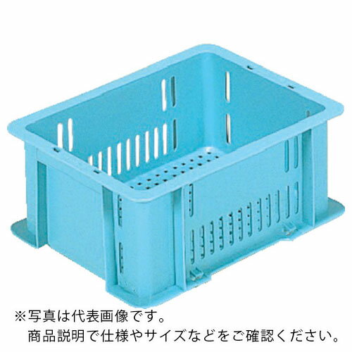 特長：全面網目のコンテナーです。耐荷重に優れ安定した段積みが可能です。用途：部品洗浄コンテナー仕様：色：ライトブルー容量(L)：6.5適合カード差し(別売)：両長辺21型 両短辺10、10-2型外形寸法(mm)間口：312外形寸法(mm)奥...