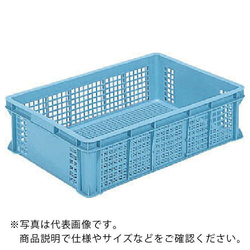 特長：全面網目のコンテナーです。耐荷重に優れ安定した段積みが可能です。仕様：色：ブルー容量(L)：46.6適用カード差し(別売)：片長辺4型、両長辺22型-B外形寸法(mm)間口：712外形寸法(mm)奥行：462外形寸法(mm)高さ：17...