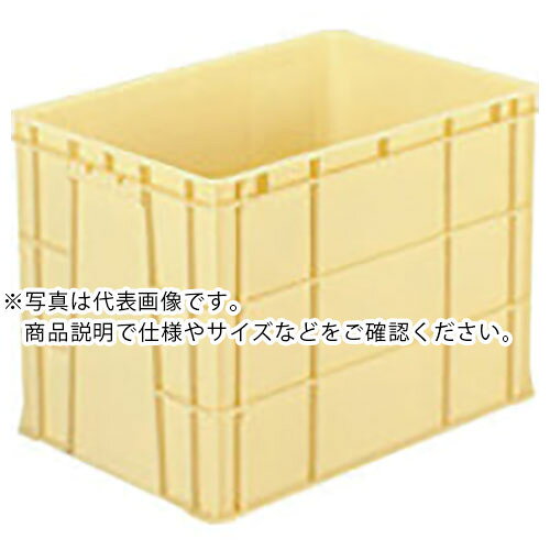 特長：全面ベタ目の深型コンテナーです。洗練された形状、堅牢な強度、優れた機能を誇ります。近年、増々発達するマテハン分野の一翼として、また生産現場における一機能部品として活躍しています。仕様：色：クリーム容量(L)：112外形寸法(mm)間口...