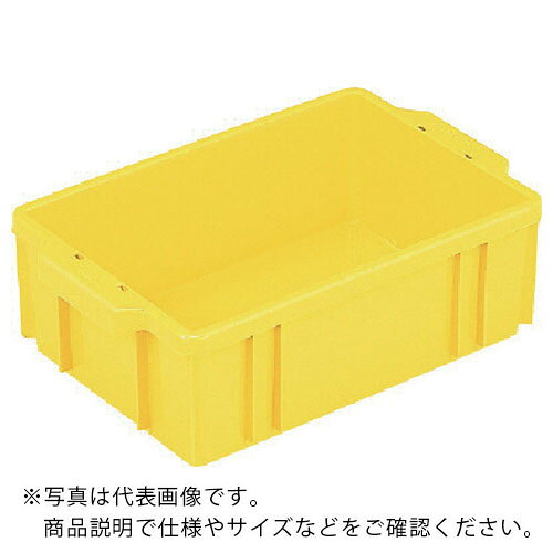 特長：洗練された形状、堅牢な強度、優れた機能を誇ります。近年、増々発達するマテハン分野の一翼として、また生産現場における一機能部品として活躍しています。用途：工業部品などの流通・保管容器仕様：色：イエロー容量(L)：12.9外形寸法(mm)...