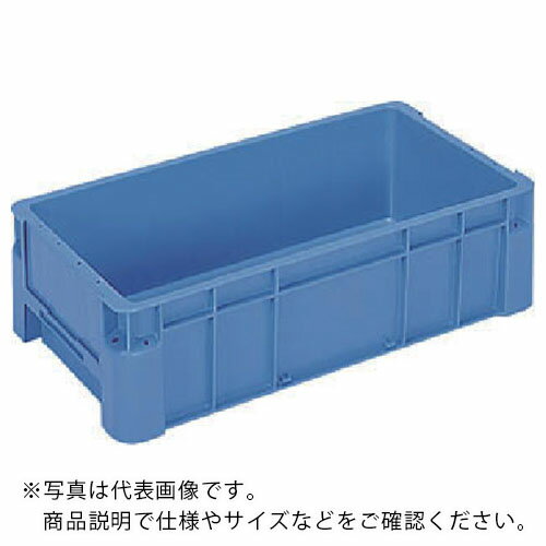 特長：洗練された形状、堅牢な強度、優れた機能を誇ります。近年、増々発達するマテハン分野の一翼として、また生産現場における一機能部品として活躍しています。仕様：色：ブルー容量(L)：18.8外形寸法(mm)間口：553外形寸法(mm)奥行：2...