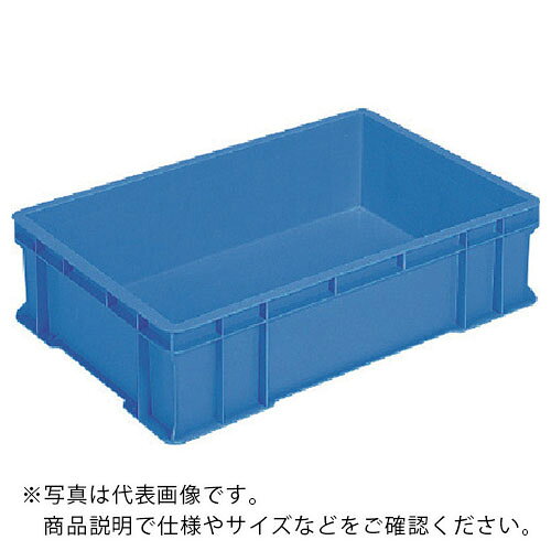 特長：洗練された形状、堅牢な強度、優れた機能を誇ります。近年、増々発達するマテハン分野の一翼として、また生産現場における一機能部品として活躍しています。仕様：色：ブルー容量(L)：39.5外形寸法(mm)間口：658外形寸法(mm)奥行：4...