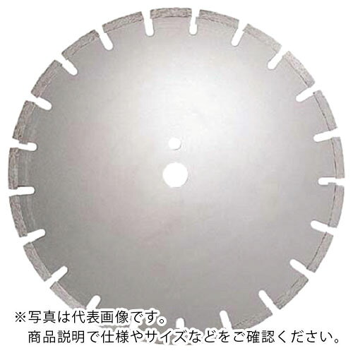 特長：アスファルト・コンクリート兼用です。チップをレーザー溶接することでチップの脱落が生じにくく切れ味抜群です。用途：アスファルト・コンクリートの切断仕様：外径(D)インチ(mm)：16(φ406)チップ(mm)刃厚(T)：3.0チップ(m...