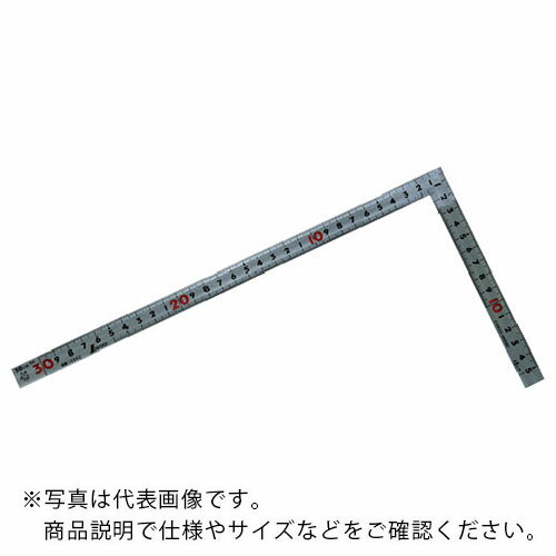 特長：角が薄くケガキやすくなっています。外側基点の内側目盛が付いています。用途：長さの測定、直角の確認やケガキ作業に。仕様：長辺(mm)：320短辺(mm)：160幅(mm)：15厚さ(mm)：1.4長さの許容差：±0.2mm以下精度直角度...