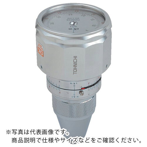 特長：左右トルク目盛付です。精密機械、電子機器などの微小トルクの測定、また組み立て作業に最適です。回転体のトルク測定に使用できます。先端は三つ爪チャックになっており被測定物をしっかりクランプします。ダイヤル目盛は左右に270°回り、過負荷に...