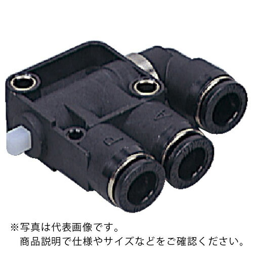 特長：プッシュ式の空気圧入力開閉弁です。スプール弁機構で操作力が圧力に左右されません。仕様：適合チューブ外径D(mm)：4ポート数：3使用流体：空気使用圧力範囲：0〜0.7MPa使用温度範囲：0〜60℃(凍結なきこと)給油：要　ISO VG...