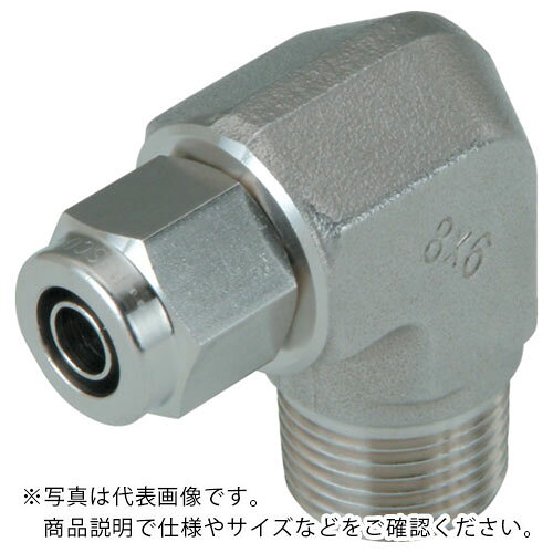 特長：全ての材質に耐蝕に優れたSUS316を使用しています。スリーブ不要の為、スリーブの付け忘れ、紛失等の心配不要です。クリーンルーム(ISOクラス6相当)内にてエア清浄、包装しています。仕様：適合チューブ外径D(mm)：12接続口径：R1...