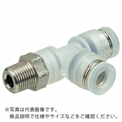 特長：本体材質には、クリーン環境に適したPPを採用しました。ねじ部はSUS304を採用しています。禁油仕様です。樹脂本体色はクリアで流体の確認が可能です。仕様：接続口径：R1/8適合チューブ外径D(mm)：8使用圧力：1.0MPa (0〜2...