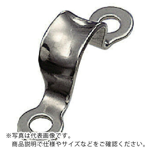 特長：設置幅の狭い面でも取付け可能です。用途：支柱や壁面等に取り付けます。仕様：H(mm)：19D(mm)：12d(mm)：5.8L2(mm)：38L3(mm)：15T(mm)：1.5L1(mm)：51使用荷重(kN)：0.10材質／仕上：...