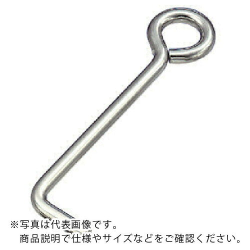 特長：ステンレス製でさびにくく、耐久性に優れます。用途：コンクリートに埋め込み、チェーンやシャックルと組み合わせて使用できます。仕様：L(mm)：84D(mm)：6W(mm)：18H(mm)：18材質／仕上：ステンレス(SUS304)仕上げ...