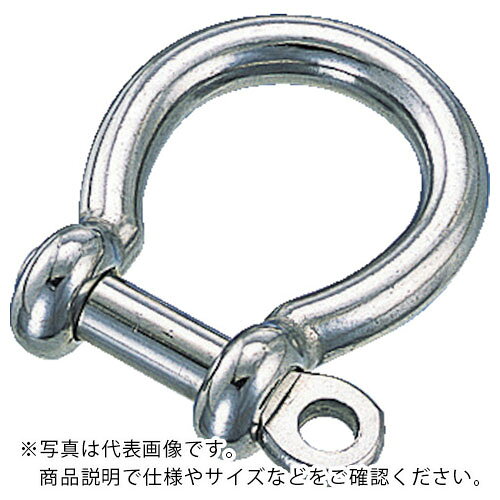 特長：太いロープなどにも対応できます。用途：チェーン・ワイヤ・ロープ等の連結や、端末の金具のジョイントに使用。仕様：ねじ径：W3/8使用荷重(kN)：3.43B(mm)：20D(mm)：10L(mm)：51W(mm)：35d(mm)：20材...