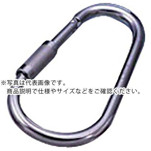 特長：環付きは不用意にフックが開くことがなく、より安心です。用途：チェーン・ワイヤ・ロープ等の連結金具として、また端末の金具のジョイントに。仕様：使用荷重(kN)：2.94D(mm)：12L(mm)：169S(mm)：43W(mm)：91材...