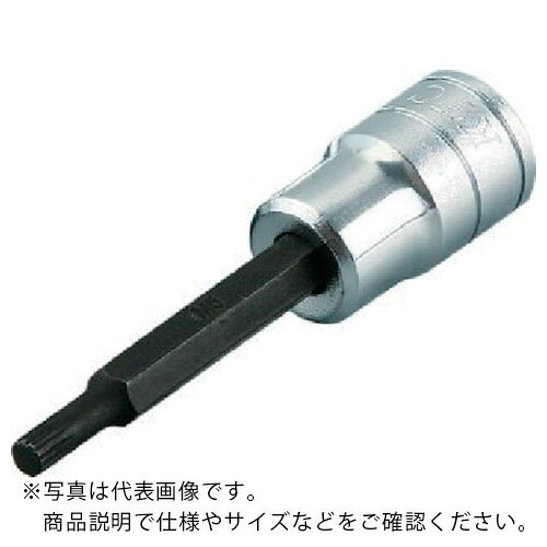 仕様：対辺寸法(mm)：5差込角(mm)：9.5全長(mm)：72三重四角ビットソケット　●代表画像について 商品によっては、代表画像を使用している場合がございます。 商品のカラー、サイズなどが異なる商品をイメージ画像として 使用させて頂い...