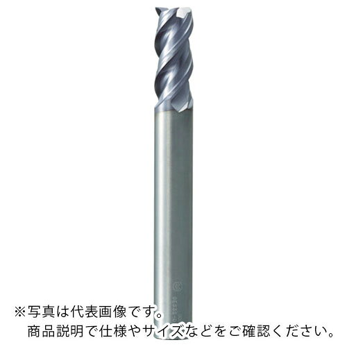 特長：ビビリにくい特性を持つ3枚刃構造によりノンステップで突っ込みから溝加工まで可能です。30°ねじれのスクエアエンドミルに比べ、回転・送り共に2倍以上の高速加工が可能です。独自のチップポケット形状により、溝切削を2枚刃並の切り込み深さで切...