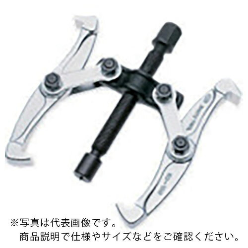 特長：クローの付け替えで内径側にも使えます。用途：汎用工具仕様：適用プーリ(mm)：50〜100爪の届く長さ(mm)：70破断荷重(t)：4　●代表画像について 商品によっては、代表画像を使用している場合がございます。 商品のカラー、サイズ...