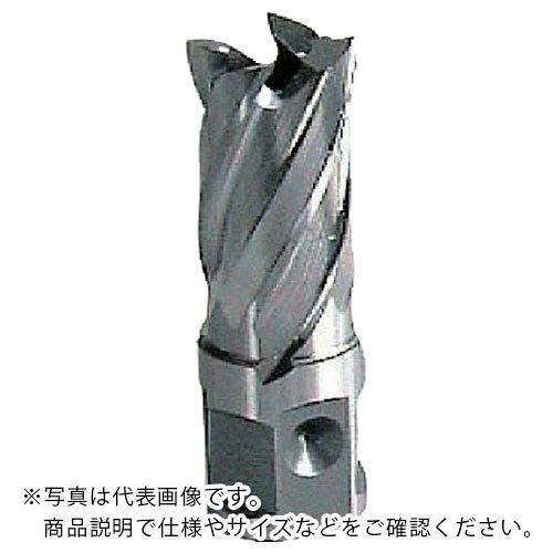 特長：日東工器の磁器ボール盤にも装着可。35SQ、50SQクリンキーカッターの小径タイプです。小径でも欠け難いハイスタイプです。有効切削能力25mm。（φ15以下は16mm）用途：被削材：鋼板、形鋼板等。仕様：刃径D(mm)：11.5大見　...