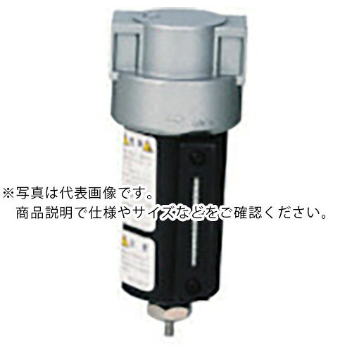 特長：金属ボトルが標準です。モジュラー接続が可能です。オートドレン付きです。用途：圧縮空気中の水分(液状)とゴミ等の粒子を除去し、空気の質を高めて、空気圧機器を保護します。仕様：使用圧力(MPa)：0〜1.0最大流量(m3/min)：2.0...