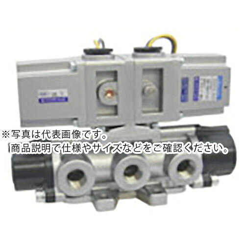 特長：堅牢で長寿命。有効断面積が大きいです。保守点検が簡単です。用途：複動のエアシリンダ等に使用する4方向電磁弁です。仕様：使用圧力(MPa)：0.2〜0.7方向：4方向型式：ダブル有効断面積(mm2)：25流体：空気口径：Rc1/4電圧(...