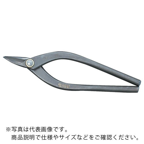 特長：はがねの頂点に立つハイス鋼は過酷な使用に耐え、驚異的な硬度と耐久力です。本職用板金鋏になります。きつい曲線切りや、穴のくり抜きなどに使います。用途：板金加工用本職鋏。仕様：全長(mm)：190刃長(mm)：30タイプ：ステン・鉄板用切...