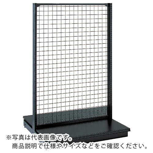 特長：強度・機能性に優れた陳列什器です。用途：倉庫や店舗での商品の保管や整理に。仕様：間口(mm)：750奥行(mm)：1500高さ(mm)：1500本体色：ブラックネットピッチ(mm)：50材質／仕上：スチール粉体塗装　●メーカー取寄商品...