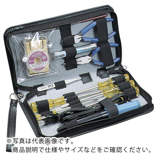 特長：メンテナンス用工具セットです。仕様：セット内容(点)：13工具セット13点セットセット内容／付属品：ラジオペンチ、強力ニッパ、ピンセット、ツマミドライバー、ドライバー(［［＋］］No.1)、ドライバー(［［−］］No.2)、はんだこて...