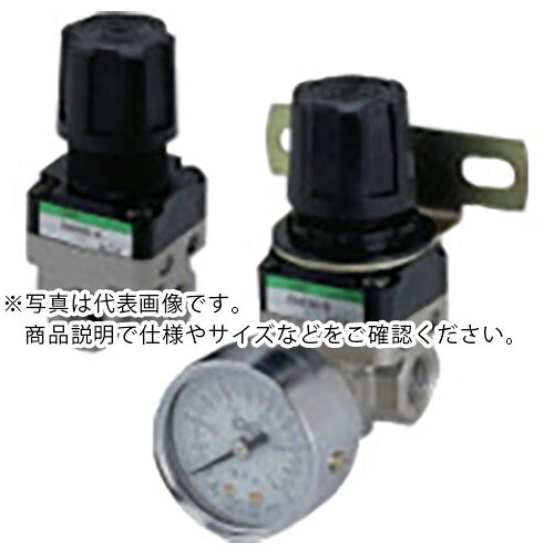 特長：小形、軽量、操作性を向上させたレギュレータです。用途：圧縮空気の圧力調整に仕様：設定圧力(MPa)：0.05〜0.85接続口径：Rc1/4全長(mm)：79使用流体：圧縮空気流体温度(℃)：5〜60最高使用圧力(MPa)：1