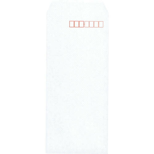 特長：独自のケント紙を使用した封筒です。封入物が透けて見えないよう地紋印刷を施し個人情報に配慮しています。用途：B5書類（257×182）を四つ折り（205×90）の封入に最適。仕様：タイプ：長形4号色：白色縦(mm)：205横(mm)：9...