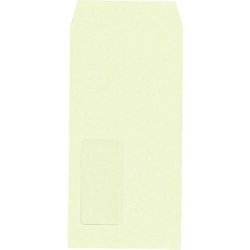 特長：色鮮やかなカラークラフト封筒です。用途：A4書類（297×210）を三つ折り（210×99）・A5書類（148×210）を二つ折り（210×74）の封入に最適。仕様：タイプ：長形3号色：ウグイス縦(mm)：235横(mm)：120〒枠...