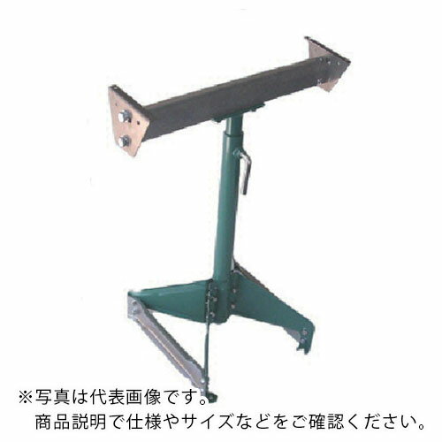 特長：ミニパラ用脚です。高さの調整はハンドルをゆるめて行います。用途：ミニパラ用ポータブル脚仕様：呼称幅600mm用、ローラ上面高さ410〜510mm三鈴　スチール製ポータブル脚　AM型支持脚　ミニパラ用材質／仕上：スチール製/塗装　●メー...