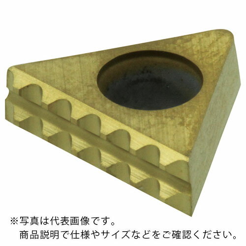 特長：トライアングルグリップSTDです。用途：スチール用。仕様：幅(mm)：10.81高さ(mm)：3.18歯数：12トライアングルグリップSTD材質／仕上：WCCo系超硬合金TiNコーティング　●代表画像について 商品によっては、代表画像...