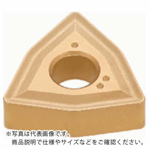 特長：耐摩耗性に優れた材種です。高速切削において、優れた性能を発揮します。用途：旋削加工用。仕様：厚さ(mm)：4.76切れ刃長さ(mm)：8.7内接円(mm)：12.7コーナR(mm)：0.8穴径(mm)：5.16厚さ(mm)：4.76旋...