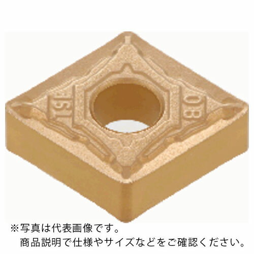 特長：耐摩耗性に優れた材種です。高速切削において、優れた性能を発揮します。用途：旋削加工用。仕様：厚さ(mm)：4.76切れ刃長さ(mm)：12.9内接円(mm)：12.7コーナR(mm)：0.8穴径(mm)：5.16厚さ(mm)：4.76...