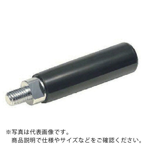 特長：握り部が樹脂製の回転グリップです。仕様：外径(mm)：28グリップ長さ(mm)：107ねじ寸法：M12×1.75ねじ長さ(mm)：20グリップ径(mm)：28エンプラ回転握り材質／仕上：ねじ：ステンレス（SUS303）グリップ：ポリア...