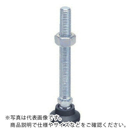 特長：スイベル構造で傾斜した状態でも7000Nの荷重に耐えられます。パッドは耐水・耐食性に優れたエンプラ製です。コンパクトな設備に最適です。硫黄物の含有量が少ない為、医療機器、食品関係の装置等の衛生面や腐食の心配される場所に適しています。仕...