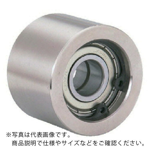特長：中荷重、中速向き無給油でも可静かな回転ボールベアリングは止め輪で固定してあります。仕様：プーリーアイドラー材質／仕上：プーリー：S45C 無電解ニッケルメッキベアリング：スチール止め輪：スチール注意：北海道・沖縄運賃1500円　●代表...