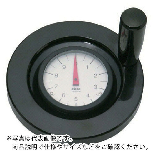 特長：インジケーターはエンプラダイアルインジケーター(PD)を使用しています。仕様：ハンドル径(mm)：108ボス径(mm)：30ハンドル高さ(mm)：60本製品はインジケーター付きです。材質／仕上：ハンドル車：フェノール樹脂 ブラック握り...