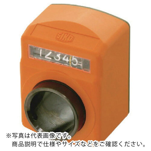 特長：シャフト穴径φ30mm(シャフトスリーブ使用でφ18、20、22、25が可能)ポリアミド製で軽量文字高さ6mm仕様：デジタルポジションインジケーター材質／仕上：ポリアミド(6ナイロン) オレンジ注意：起動時は許容転回数の1/3以下にし...